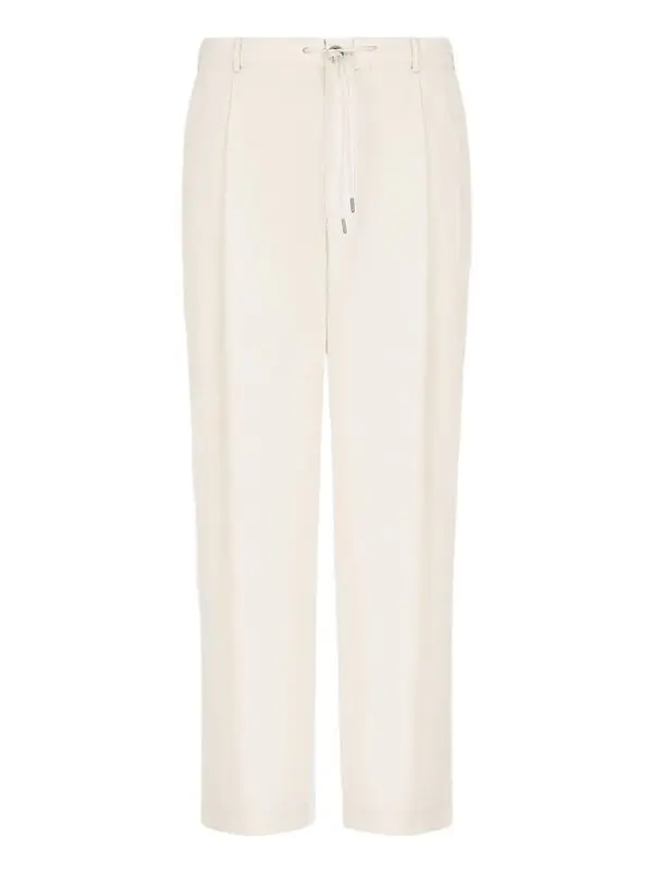 Emporio Armani Casual And Simple Pants - White
