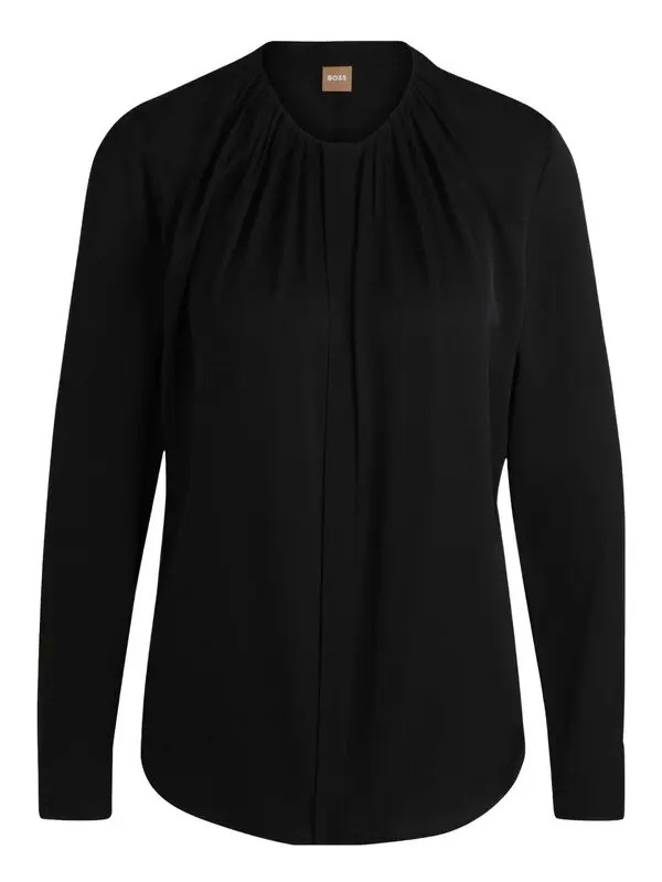 Hugo Boss Longsleeve Blouse - Black