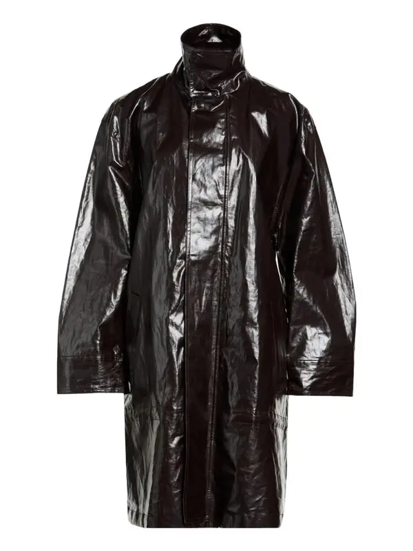 MAISON MARGIELA Minimalist Long-sleeve Jacket - Brown
