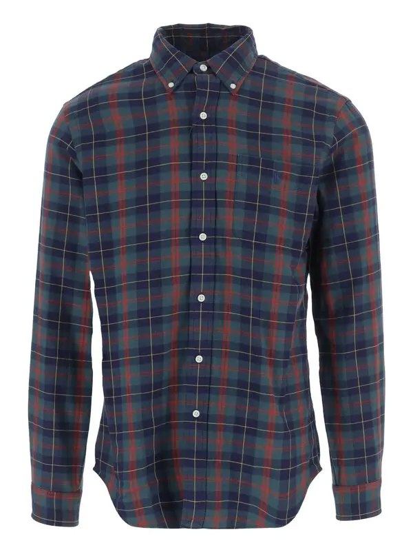 Polo Ralph Lauren Custom Fit Plaid Oxford Shirt - Multi