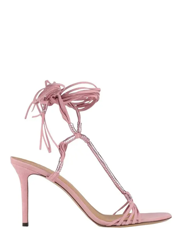 Isabel Marant Étoile Minimalist Metallic Sandals - Pink