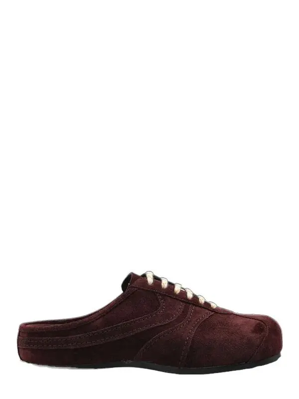 Dries Van Noten Color-block Flat Mules - Brown
