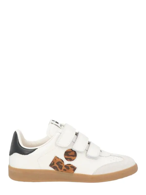 Isabel Marant Étoile Minimalist Suede Low-top Sneakers - White