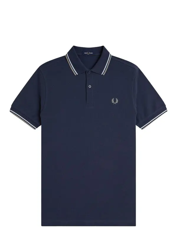Fred Perry Sleeved Polo Shirt - Black