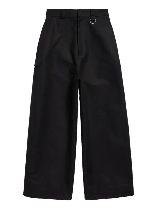 Balenciaga Loose Fit Workwear Pants - Black