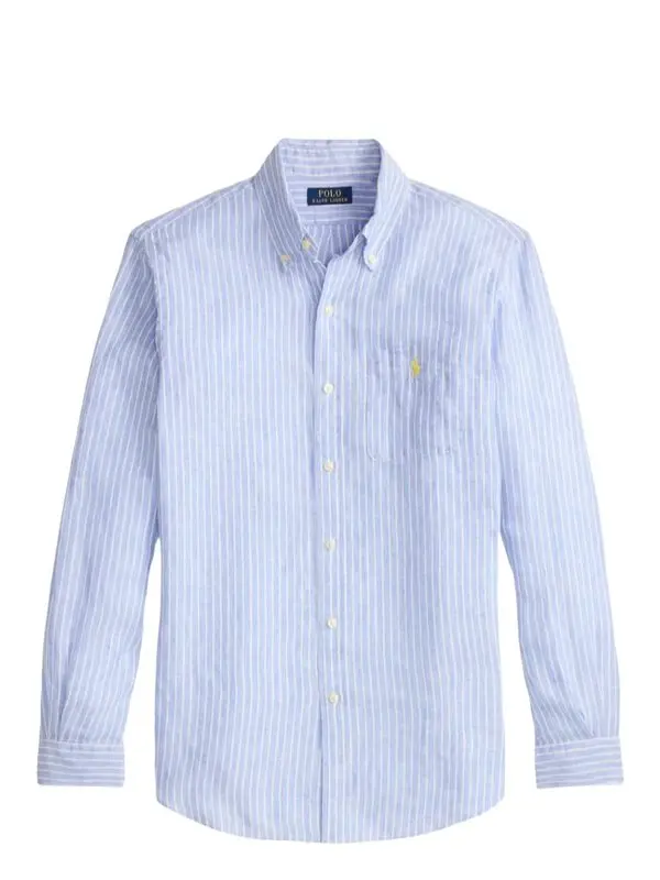 Polo Ralph Lauren Button-up Striped Shirt - Blue