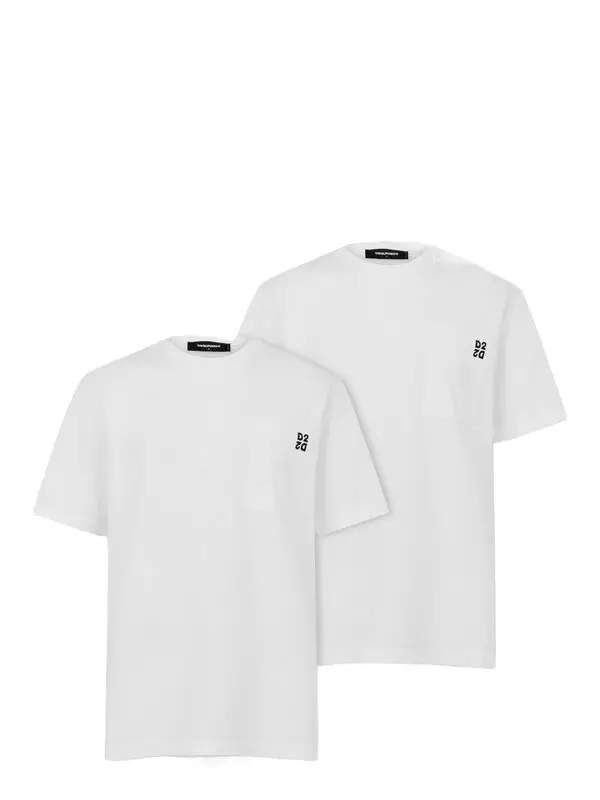 Dsquared2 Crewneck Shortsleeve Tee - White