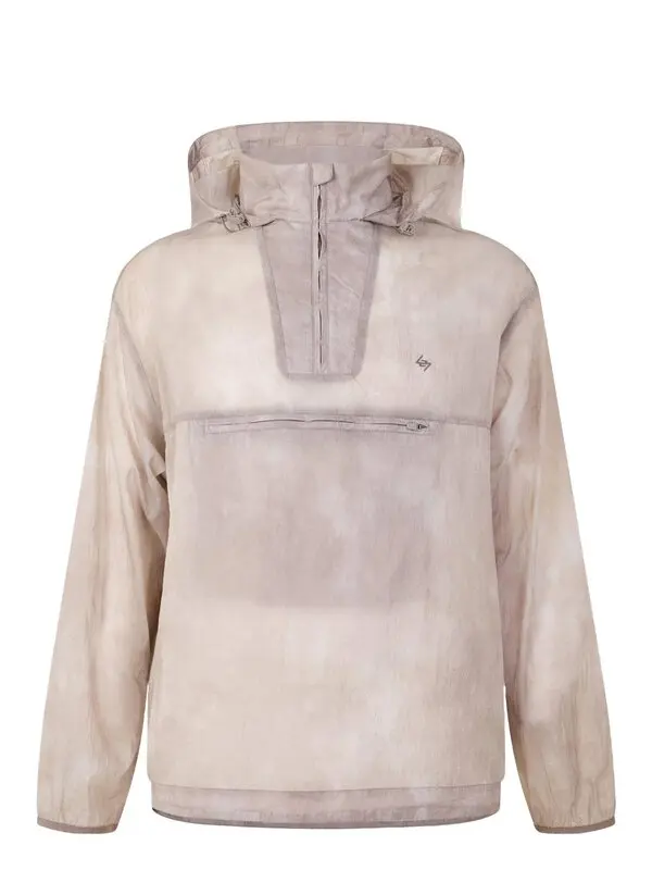 REPRESENT Tiedye Hooded Halfzip Windproof Jacket - No