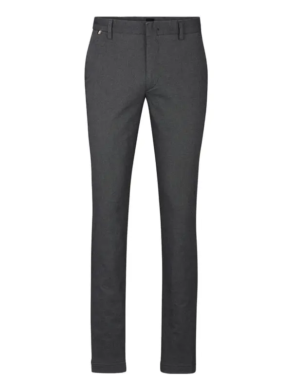 Hugo Boss Straight Smartcasual Trousers - Silver