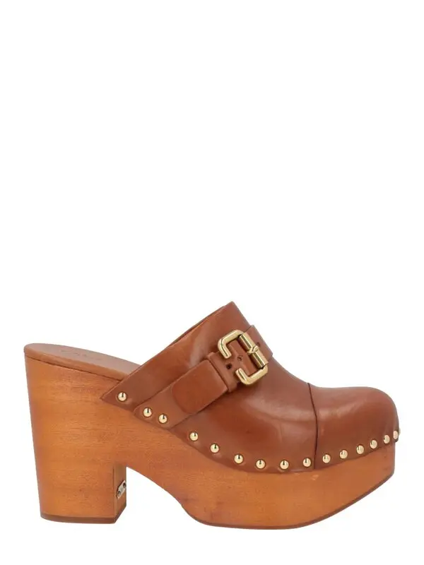 Chloé Leather Mules - No