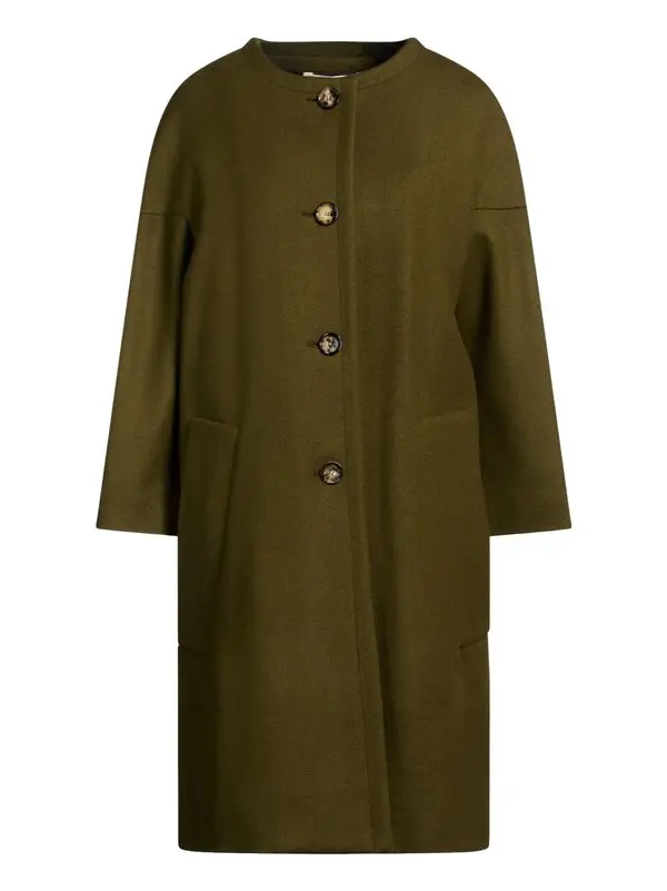 Marni Loose-fitting Single- Coat - Green