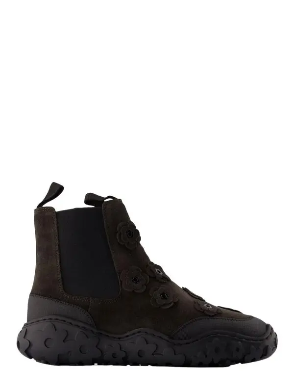 Cecilie Bahnsen Blanca Flora Embellished High-tops - Brown