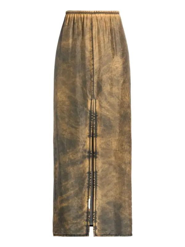 MAISON MARGIELA Long Skirt - Brown
