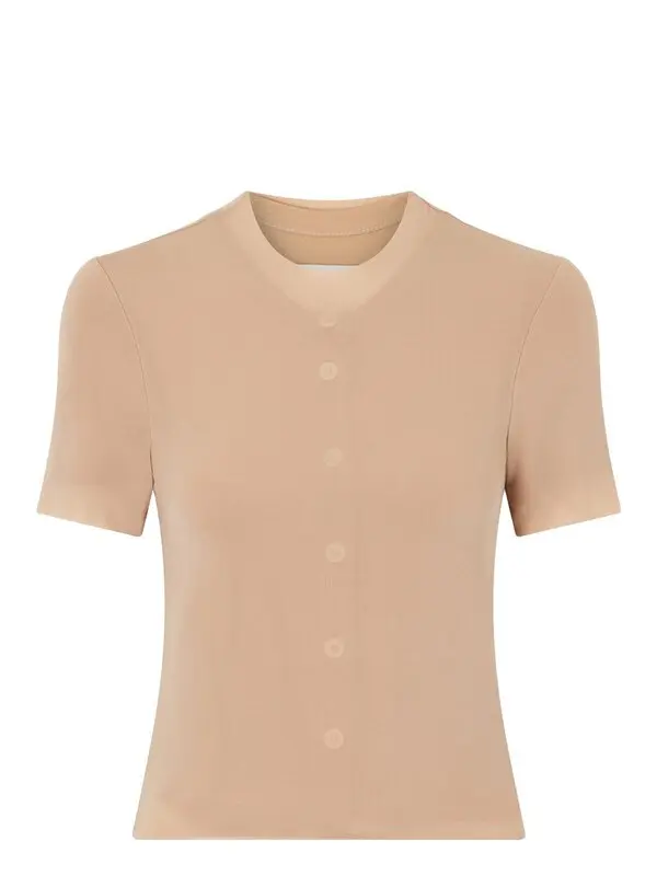 MAISON MARGIELA Fusion Jersey T-shirt - Neutrals