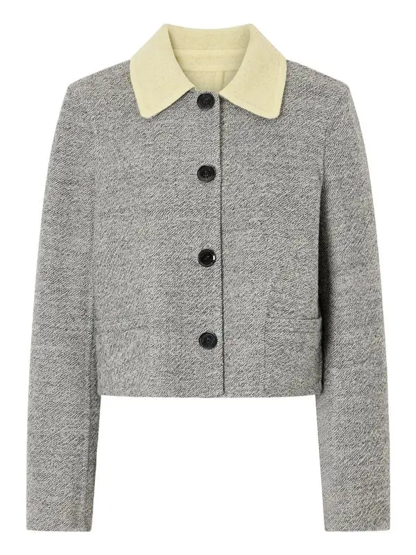 Proenza Schouler Gaelle Wool-blend Jacket - Gray
