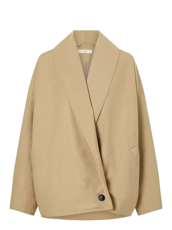 Co Cotton-blend Jacket - Camel