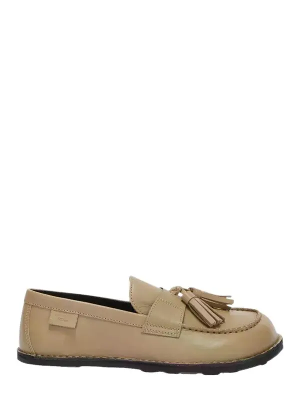 Moschino Tassel Leather Loafers - Neutrals