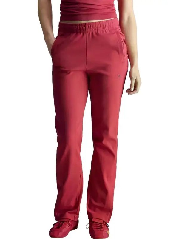 Adidas By Stella McCartney Knitted Track Pants - Red
