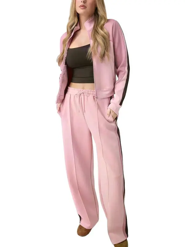 Guess Side-stripe Talitha Track Pants - Pink