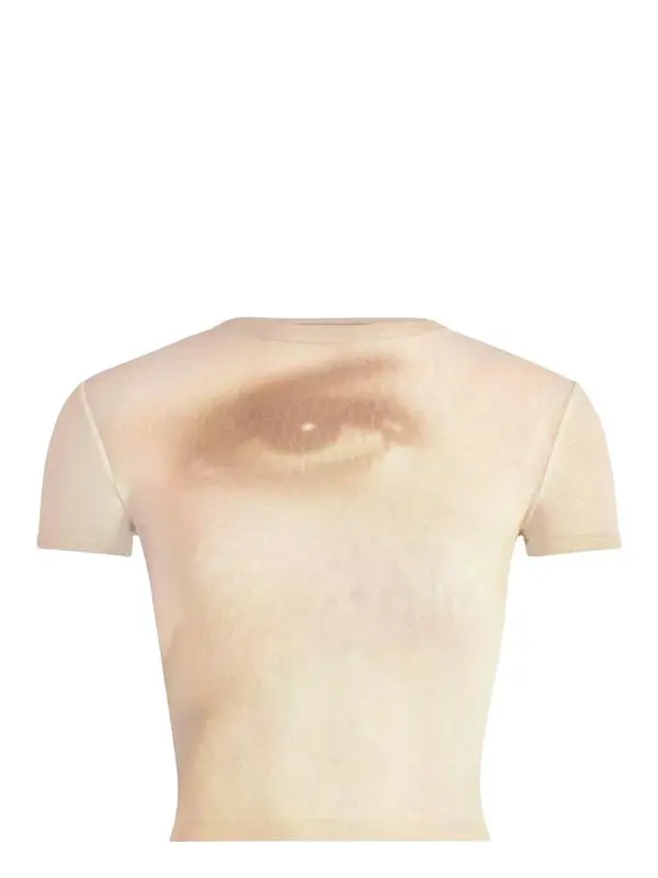 JEAN PAUL GAULTIER The Face Baby T-shirt - Neutrals