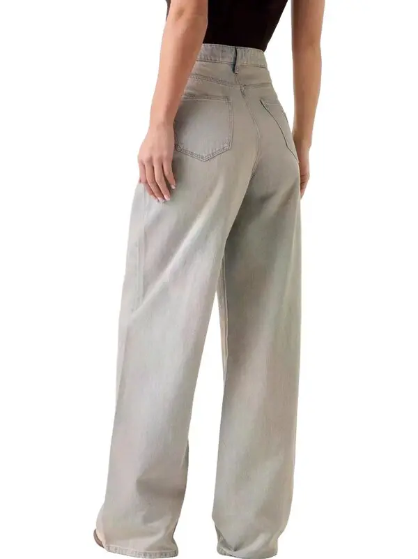 Guess Gina Asymmetric-waist Jeans - Blue