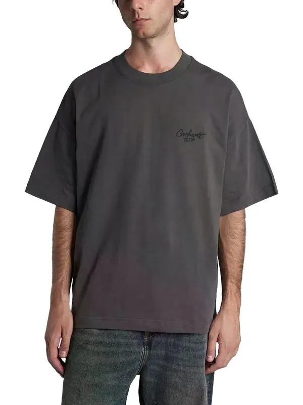 Carhartt Work In Progress Embroidered-logo T-shirt - Grey