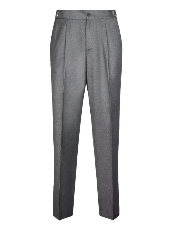 CELLAR DOOR Pleated Side-adjuster Trousers - Grey