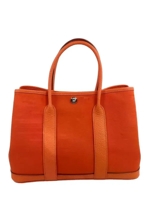 Hermès 2016 Tpm Garden Party Tote Bag - Orange
