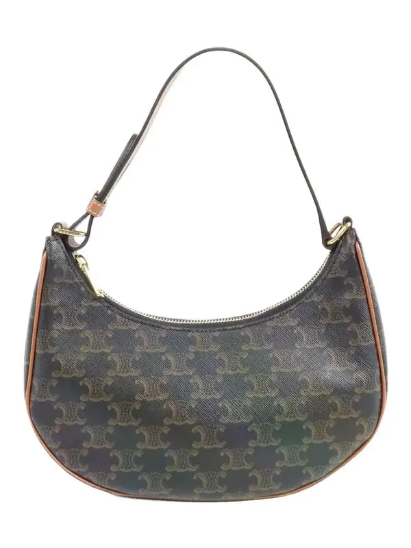 Celine Triomphe Ava Shoulder Bag - Black