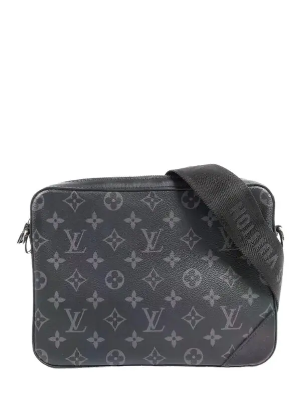 LOUIS VUITTON Monogram Eclipse Trio Messenger Bag - Black