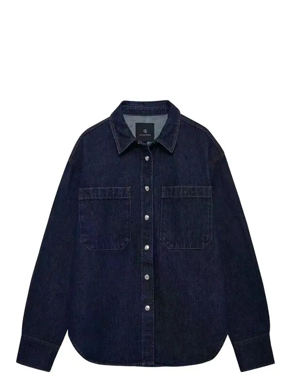 ANINE BING Samy Shirt - Midnight Navy