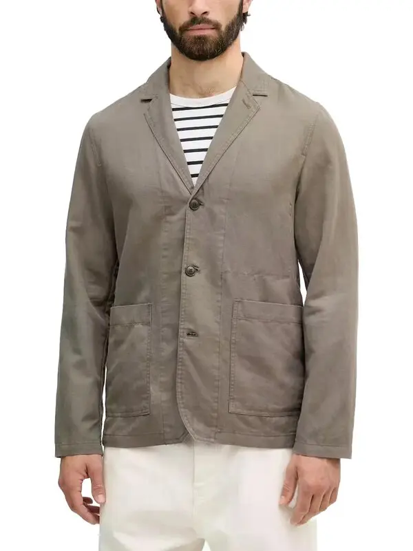 LINDBERGH Notch-lapel Patch-pocket Blazer - Brown