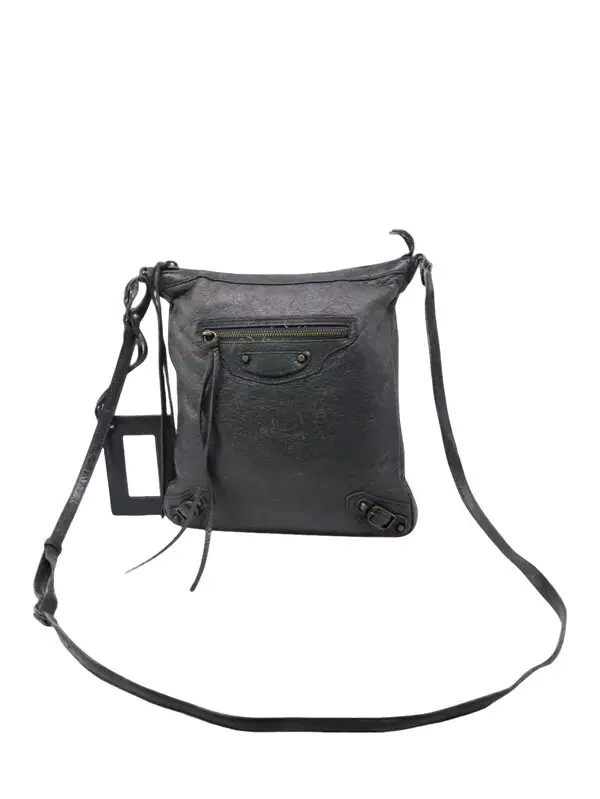 Balenciaga Motocross Crossbody Bag - Grey