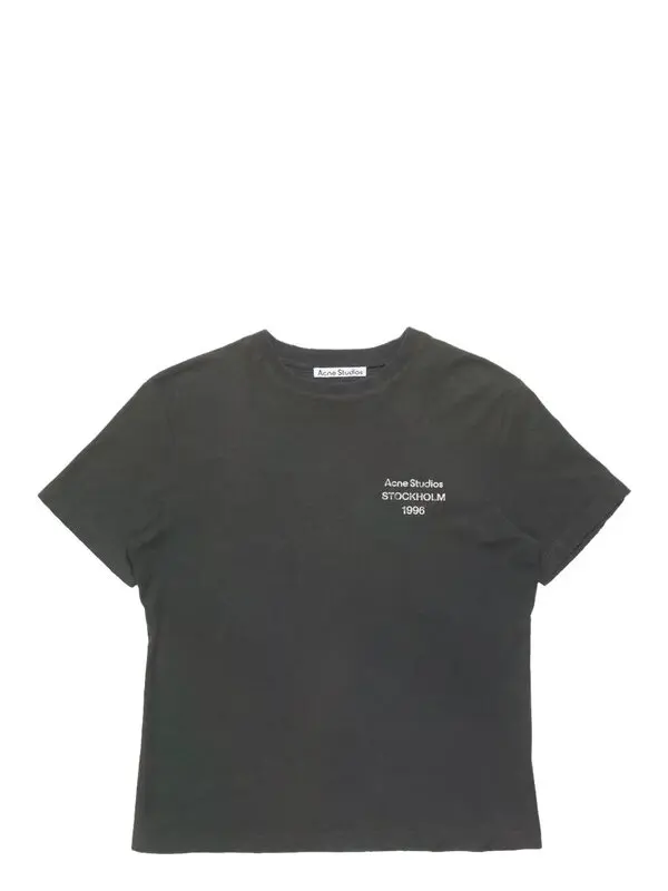 Acne Studios Logo-print T-shirt - Grey