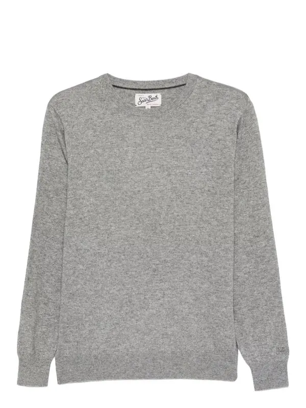MC2 SAINT BARTH Crew-neck Wool Sweater - Grey