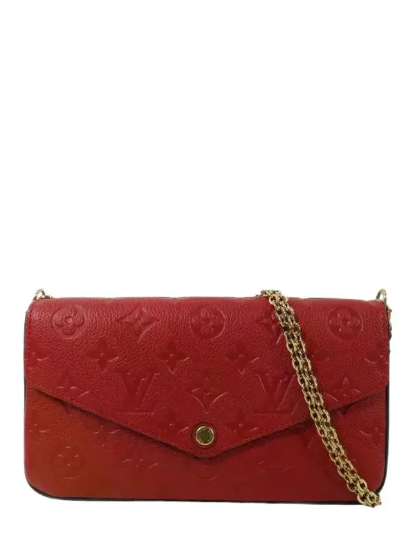 LOUIS VUITTON Felicie Pochette Shoulder Bag - Red