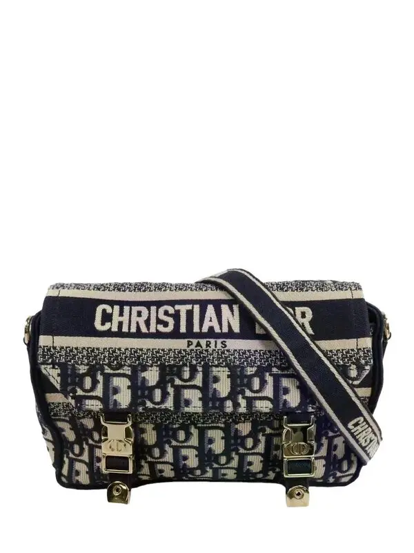 Dior 23 Small Diorcamp Oblique Shoulder Bag - Blue