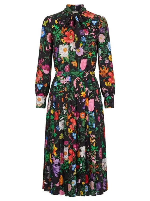 Gucci Flora` Dress - Multicolor