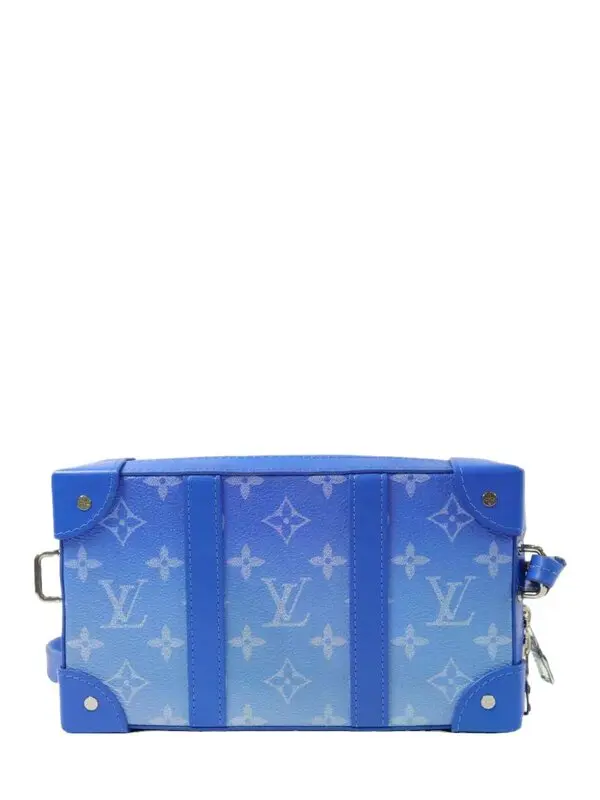 LOUIS VUITTON Soft Trunk Monogram Clouds Two-way Clutch Bag - Blue