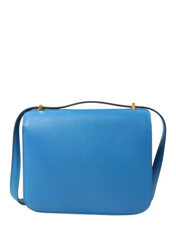 Hermès 2018 Mini Constance Houlder Bag - Blue