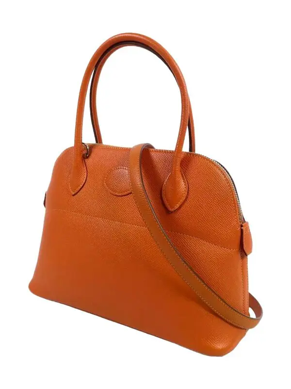 Hermès Bolide 27 Leather Tote Bag - Orange