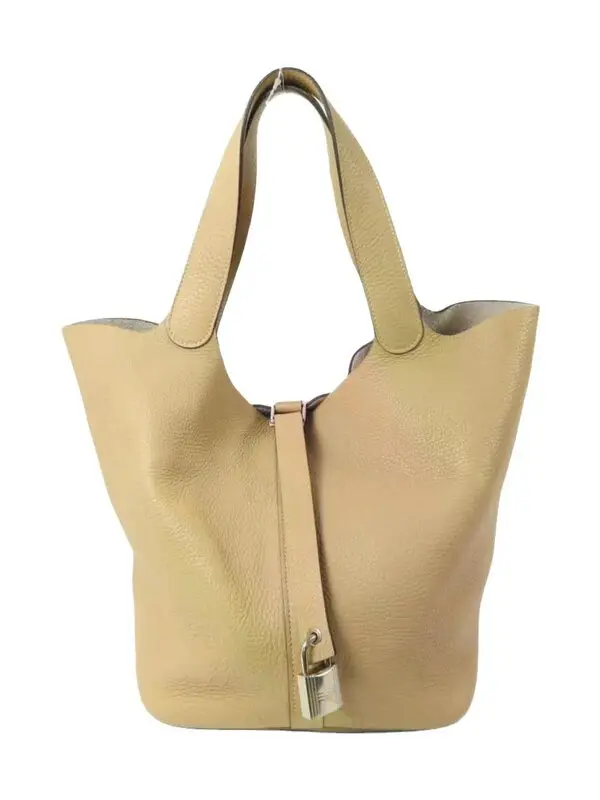 Hermès Gm Picotin Lock Tote Bag - Yellow