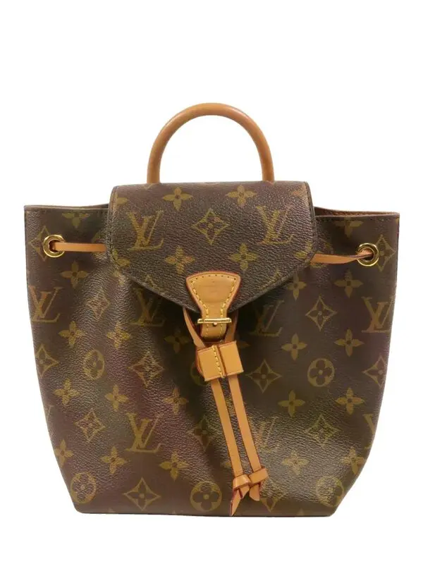 LOUIS VUITTON Monogram Montsouris Bb Backpack - Brown