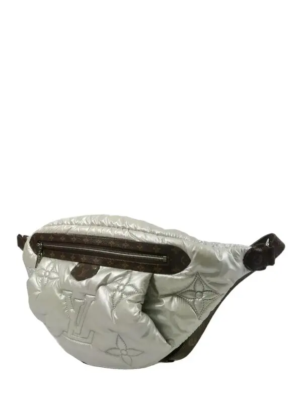 LOUIS VUITTON Maxi Pillow Monogram Belt Bag - Silver