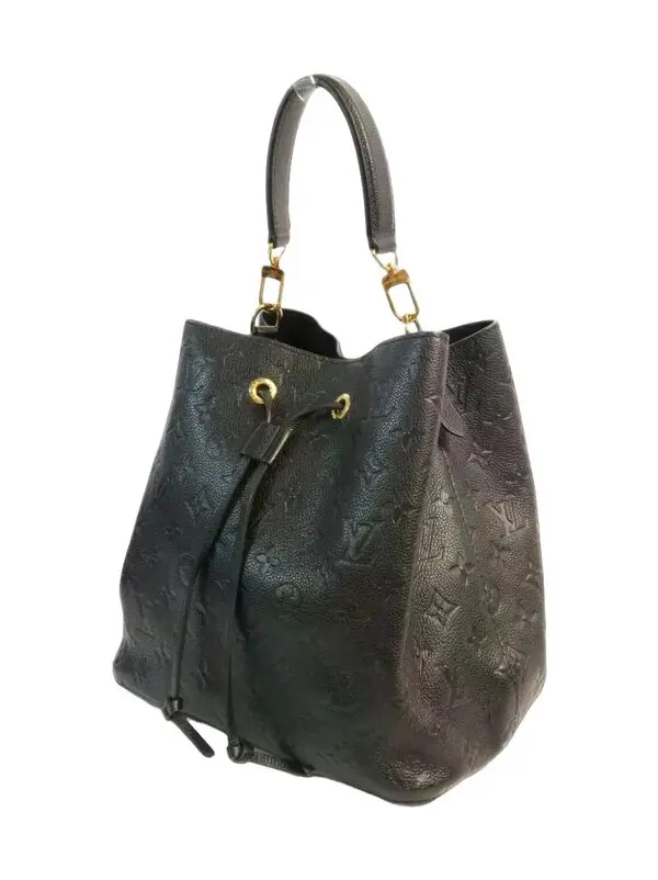 LOUIS VUITTON Neo Noe Mm Monogram Empreinte Bucket Bag - Black