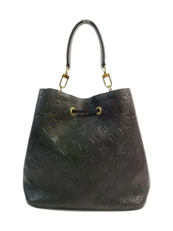 LOUIS VUITTON Neo Noe Mm Monogram Empreinte Bucket Bag - Black