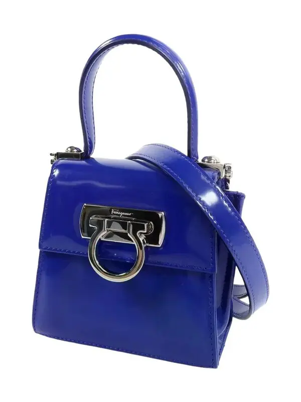 FERRAGAMO Gancini Two-way Mini Bag - Blue