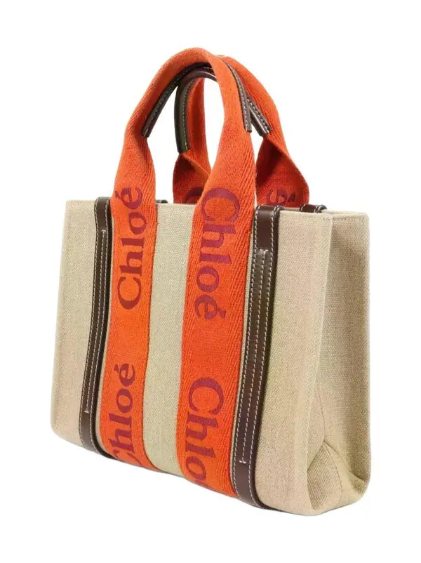 Chloé Small Woody Tote Bag - Neutrals