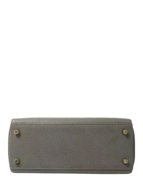 Hermès 2022 25 Kelly Togo Tote Bag - Grey
