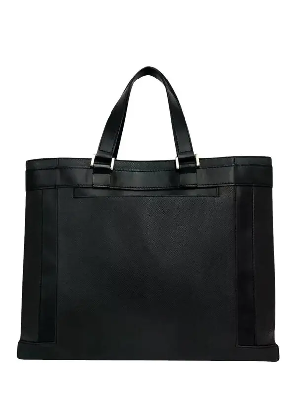 LOUIS VUITTON 2004 Taiga Kasbek Pm Business Bag - Black